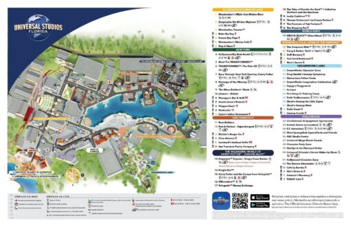 Mapas de 2026 - Universal Studios Orlando